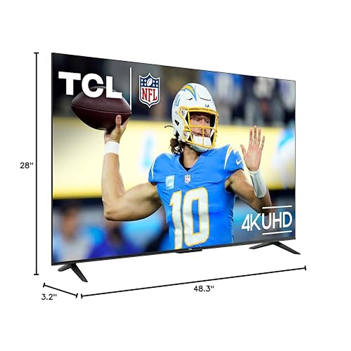 TCL 55-Inch Class S4 4K LED Smart TV with Google TV (55S450G, 2023 Model), Dolby Vision, HDR Pro, Dolby Atmos, Google Assistant Built-In with Voice Remote, Works with Alexa, Streaming UHD Television