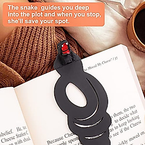 Bookmarks for Kids Boys, Snake Bookmark for Book Lovers, Cool Bookmarks for Men, Plastic Bookmark by Palksky
