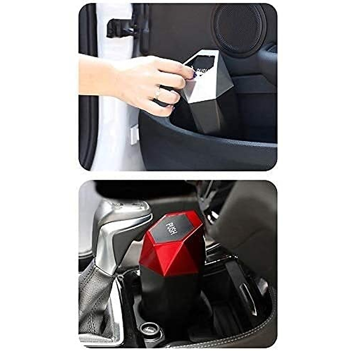 Garbage Container Trash Can Garbage Bin Bedroom Bin Rubbish Basket for Home Office Kitchen Bath Garbage Can/