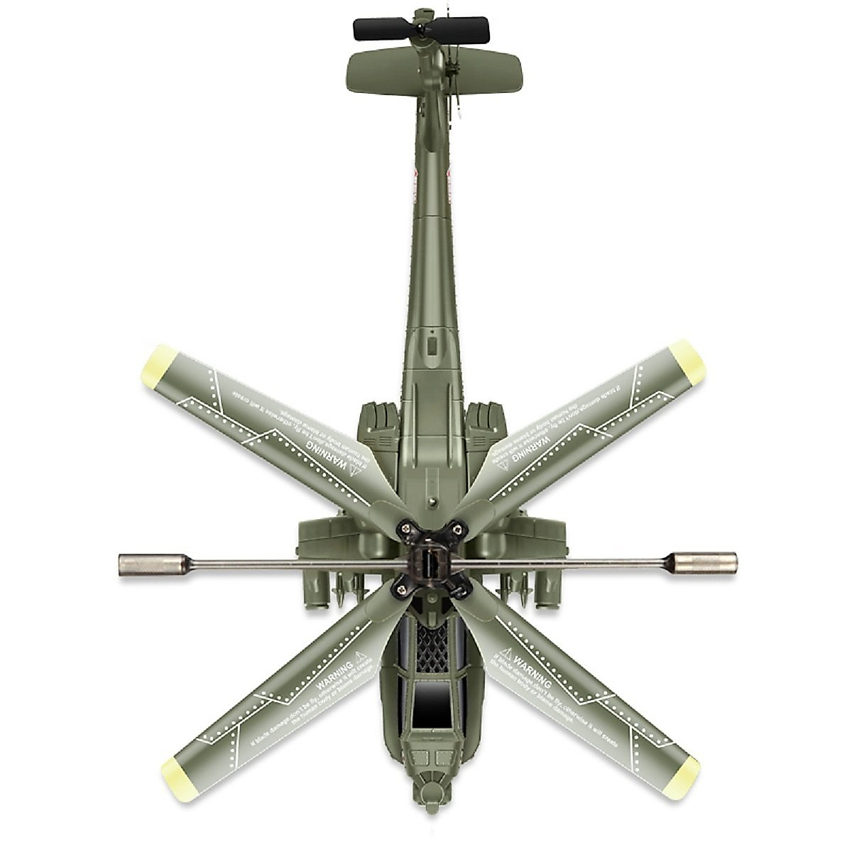 POCO DIVO Apache AH-64 Helicopter RC Flight Infrared 3CH AH64 S109 Gyro Military Aircraft Model S109G