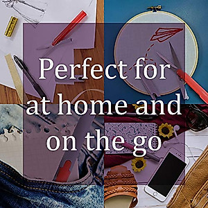 BambooMN Penblade Pen-Style Portable Travel Scissors - Living Coral, Charcoal, & Purple - 1 Pair Each