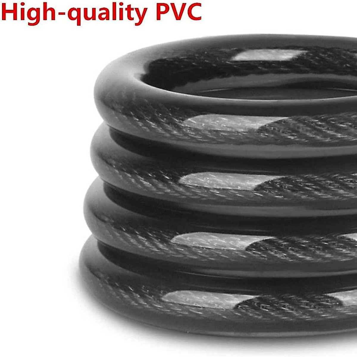 Bicycle Locks Heavy Duty Anti Theft Bike Lock High Security Level Bicycle Lock Bike Chain Lock High Security Bike Lock with Key Ideal for Bike, Electric Bike Other Outdoor Equipments,