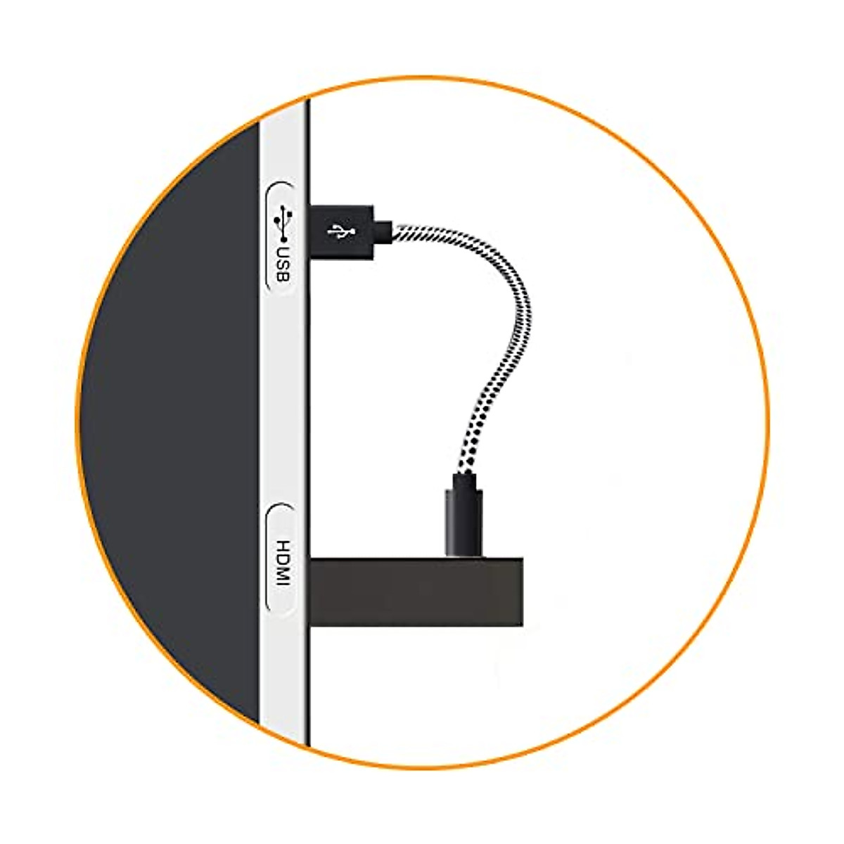 USB Cable for Fire Stick, 2 Pack Power Cable for Amazon Fire TV Stick Power up Your Fire Stick from Your TV's USB Port, Micro USB Cable for Amazon Fire Stick, Roku Stick