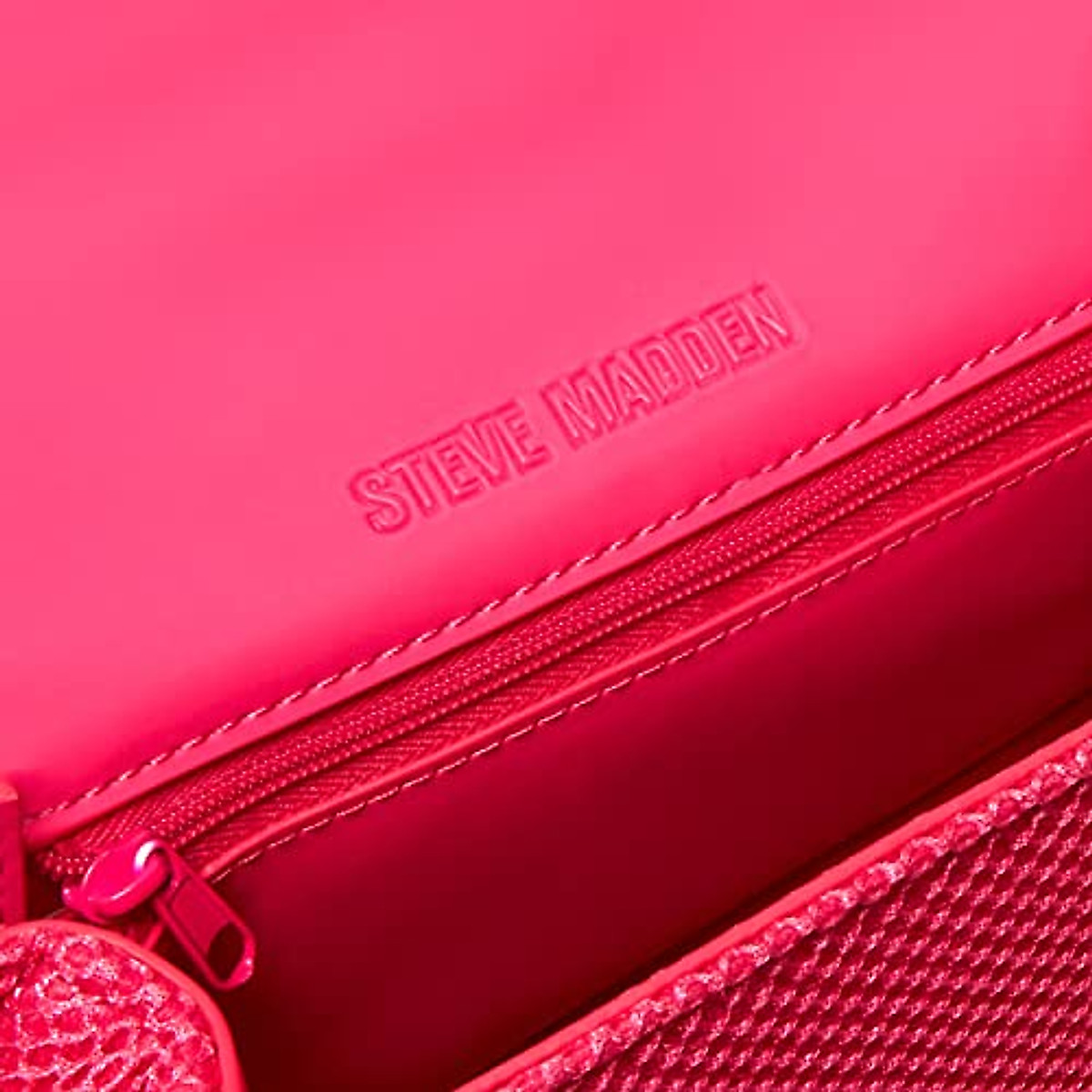 Steve Madden Diego Top Handle Crossbody, Neon Pink