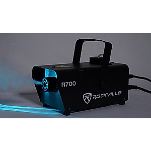 Rockville R700 Fog/Smoke Machine w/Remote + Fluid Quick Heatup + Carry Bag