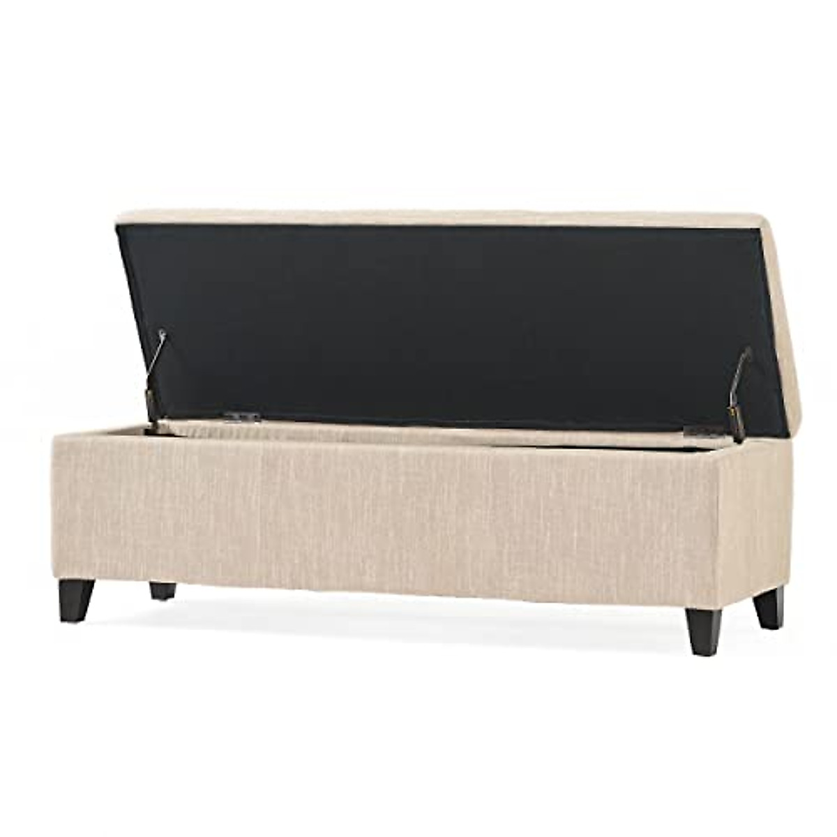 Christopher Knight Home Glouser Fabric Storage Ottoman, Sand