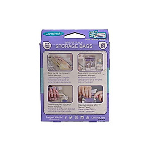LANSINOH BREASTMILK STRGE BAGS 50 CT (3 pack)