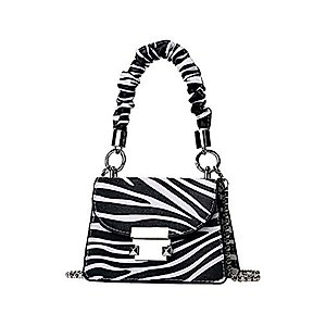 PURFANREE Women Zebra Print Shoulder Bag Small Clutch Evening Purse Crossbody Handbag Satchel Bag Mini Purse