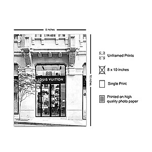 Photo of Designer Store Glam Wall Decor – Unique Designer Home Art Poster for Apartment Living room Bedroom – Chic Gift for Women Woman Wife Her Haute couture Fashion Fans– 8x10 Picture Print Wall Art