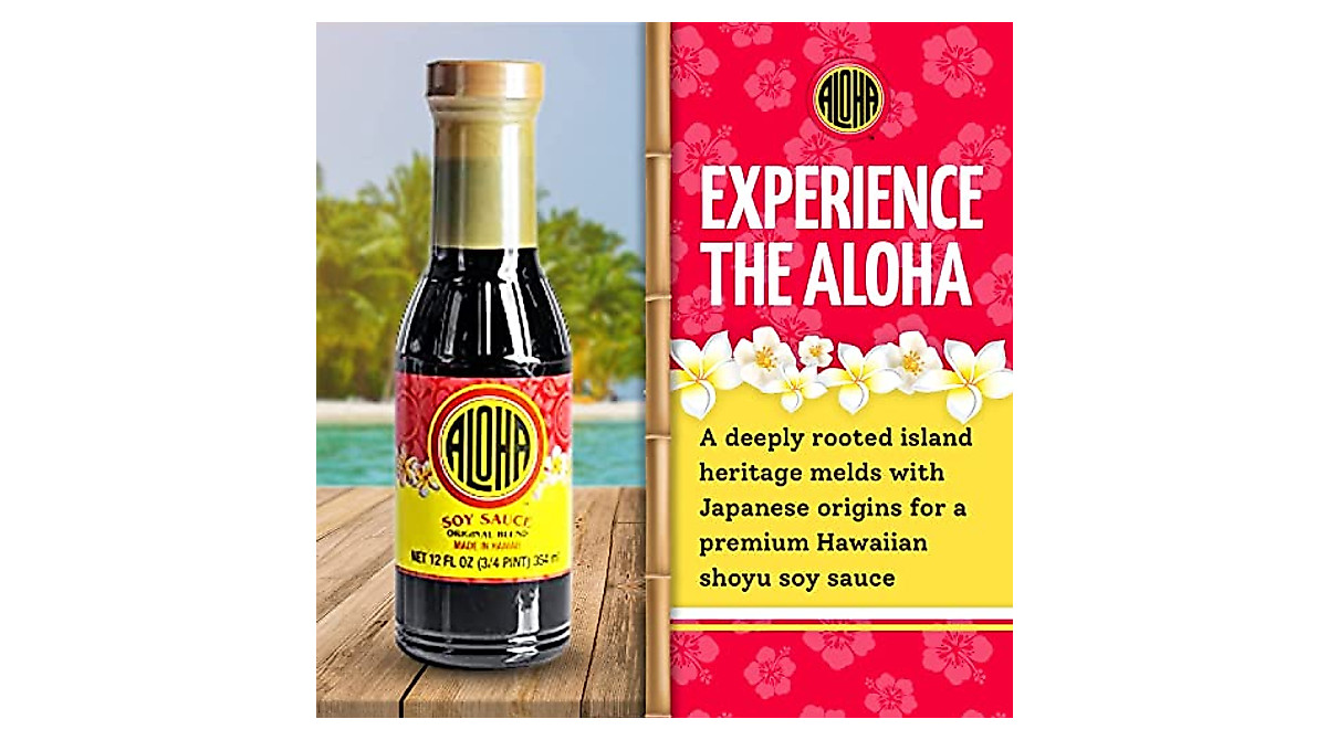 Aloha Shoyu Original Hawaiian Soy Sauce - Authentic & Balanced Flavor