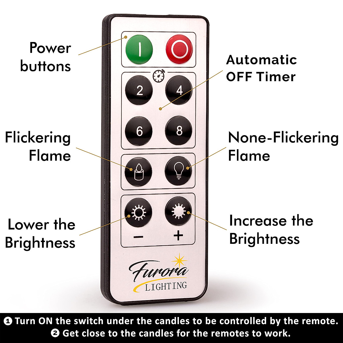 Furora LIGHTING Ivory Crystallized Real Wax Flickering Candles with Remote and Timer, 4 Pillars and 4 Votives Pack of 8 for Home Décor, Battery Included