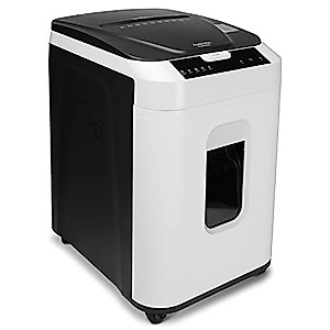 Aurora Commercial Grade 200-Sheet Auto Feed High Security Micro-Cut Paper Shredder/ 60 Minutes/ Security Level P-5