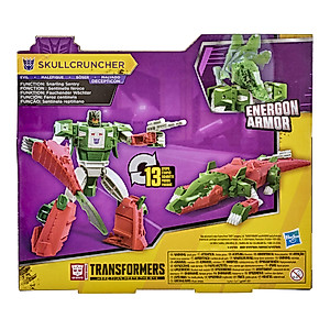 Transformers Bumblebee Cyberverse Adventures Ultra Class Skullcruncher Action Figure - Combines with Energon Armor to Power Up, for Kids Ages 6 and Up, 6.75-inch, Red