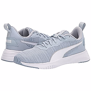 Puma Women's Flyer Flex Running Shoe, Blue Fog-Metallic Silver, 6.5