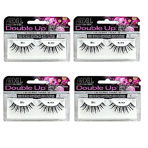 Ardell - False Eyelashes, Double Up #206, Reusable, Black (4-Pack)