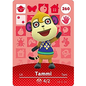 Tammi - Nintendo Animal Crossing Happy Home Designer Amiibo Card - 260