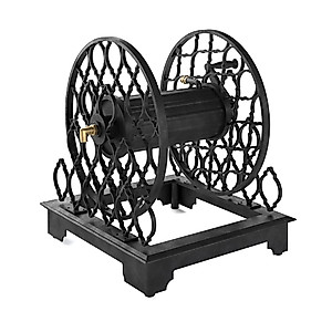 Lush Landscapes Metal Ornamental Hose Reel II