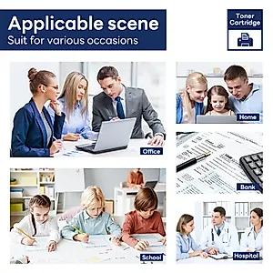 410A CF410A Black Toner Cartridge Replacement for HP 410A CF410A Color Pro MFP M477fdn M477fdw M477fnw; M452dn Printer Ink (2Pack)