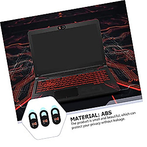 SOLUSTRE Computer Camera 3pcs Anti-Hacker Tablet Anti- for Laptop Cover Your Dog Computers Computer Hacker Phone Privacy Slide Cute Cellphones Creative Webcam Camera Pattern Patch Computers Laptops