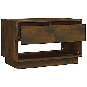 GaRcan TV Cabinet Home Living Room Furniture Stereo HiFi Drawer Cabinet TV Stand Unit Entertainment Centre Grey Sonoma Engineered Wood (Smoked Oak)