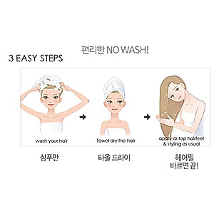 Dr.top Leave In Treatment_Silk Fibroin Hairfeel 2X Premium Silk Protein Therapy,No Wash Hair Styling Treatment Conditioner 5.24 oz