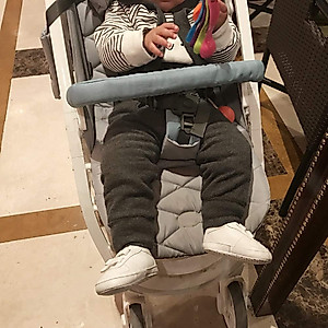 Csfry Newborn Baby Boys' Premium Soft Sole Infant Prewalker Toddler Sneaker Shoes White US4