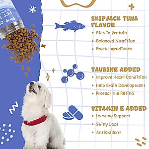 PAWUP Dog Treats Crunchy and Creamy Treats for Dog and Cat, Skipjack Tuna Flavor Topper, Taurine Added, 12.5 Ounce