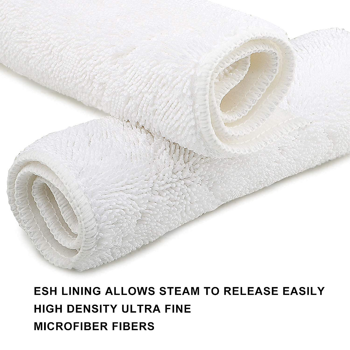 VCLENA Cleaning Mop pad Replacement Pads for Light N Easy S301 S3601 S3101 S7326 7688ANB 7688ANW 7618ANB 7618ANW Floor Steam Cleaner 7 Pack