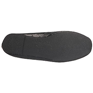 EVANS Women's Ballet Flat, Black, 5 Wide