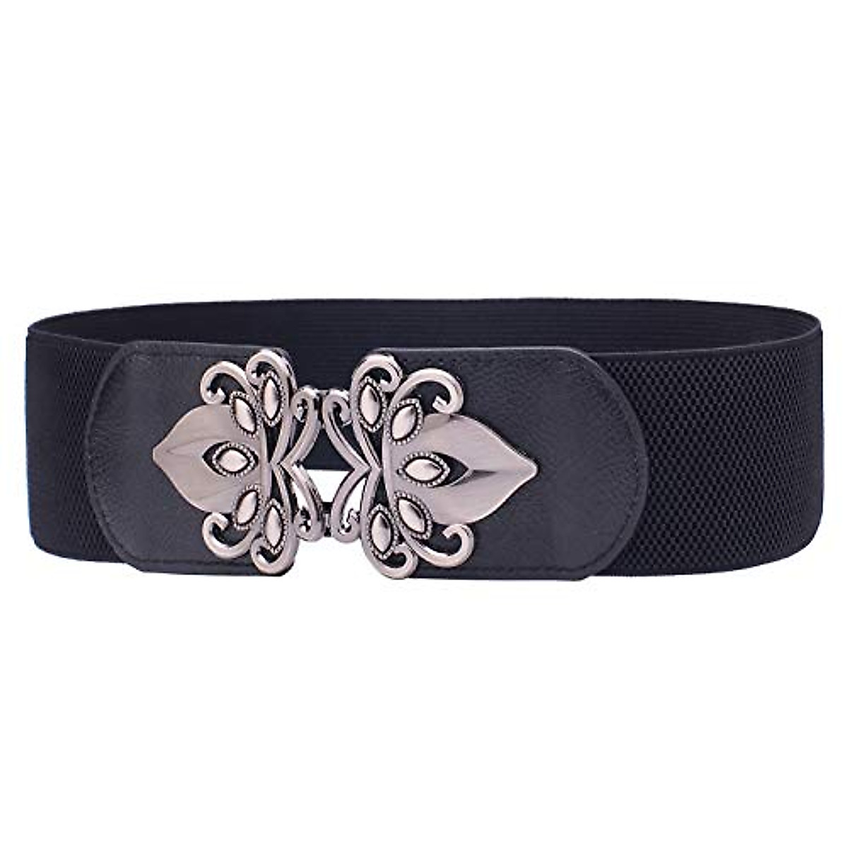 Syuer Womens Vintage Wide Elastic Stretch Waist Belt Retro Cinch Belt