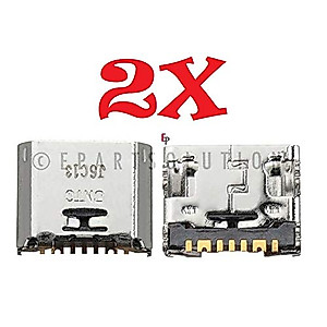 ePartSolution 2X Replacement for Samsung Galaxy Tab E SM-T560NU Micro USB Charger Charging Port Dock Connector USB Port USA (2pcs)