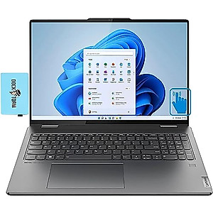 Lenovo Yoga 7i 16.0" Touchscreen WUXGA LED Backlit 2-in-1 Laptop (Intel i5-1335U, 8GB LPDDR5, 512GB SSD, Backlit KYB, FP Reader, 2 Thunderbolt 4, WiFi 6E, Fingerprint, Win 11 Home) w/Dockztorm Hub