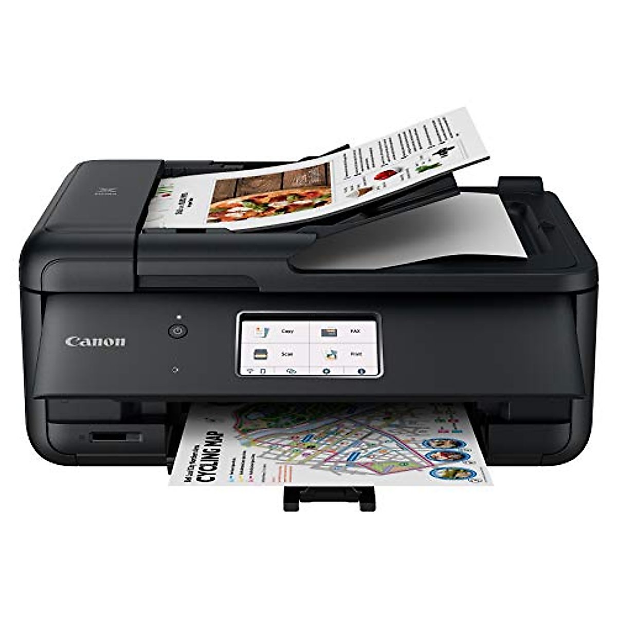 Canon TR8620a All-in-One Printer Home Office | Copier |Scanner| Fax |Auto Document Feeder | Photo and Document | Airprint (R) and Android, Black