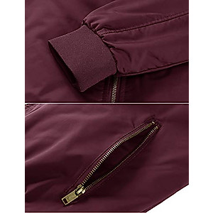 Cotrasen Bomber Jacket Men Winter Padded Thick Warm up Casual Flying Military Jacket