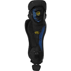 Rawlings | MACH Catcher's Leg Guards | Baseball | Intermediate | Black/White