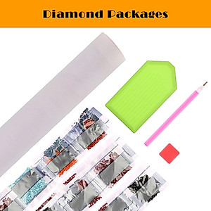 Youtheart Painting with Diamonds Rapunzel Diamond Art Tangled, 5D Full Drill Cross Stitch Embroidery Kits, DIY Wall Décor