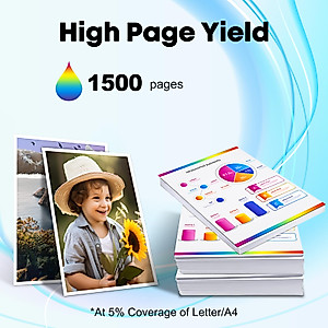 Miss Deer Compatible Ink Cartridge Replacement for HP 951 951XL 950XL 951XL for HP Officejet Pro 8600 8610 8620 8630 8640 8100 8625 8615 251dw 271dw 276dw Printer (1 Cyan, 1 Magenta, 1 Yellow), 3-Pack