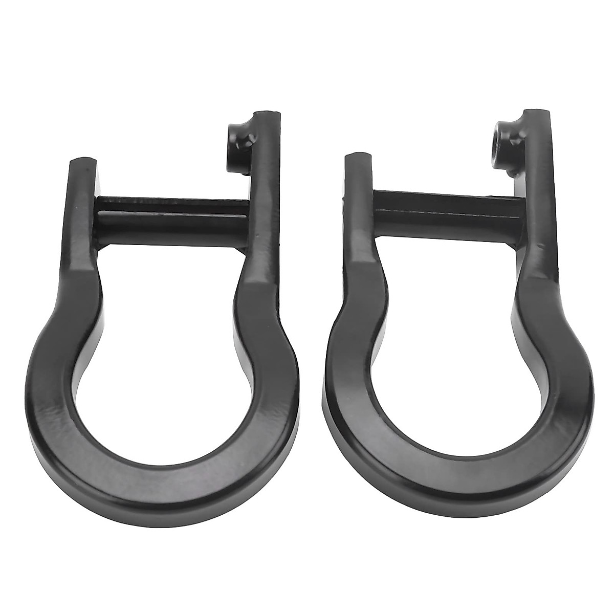 Front Tow Hook, Pair Front Tow Hooks Black Heavy Duty Bow Shackles 84072463 Compatible with 23236699 19159115