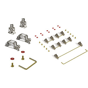 GATERON Ink V2 Screw in Stabilizer, RGB New Set Stab Hot Swap for 60% Layout MX Mechanical Keyboard