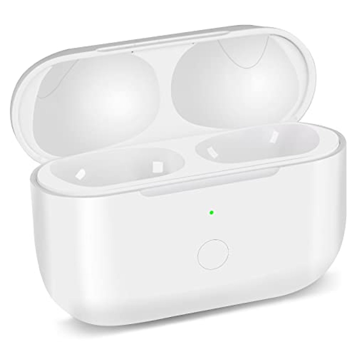 Replacement Wireless Charging Case Compatible with Airpods Pro 1st,Compatible for Airpods Pro Charger Case with Bluetooth Pairing Sync Button,Built in 660mAh Battery,No Earphones