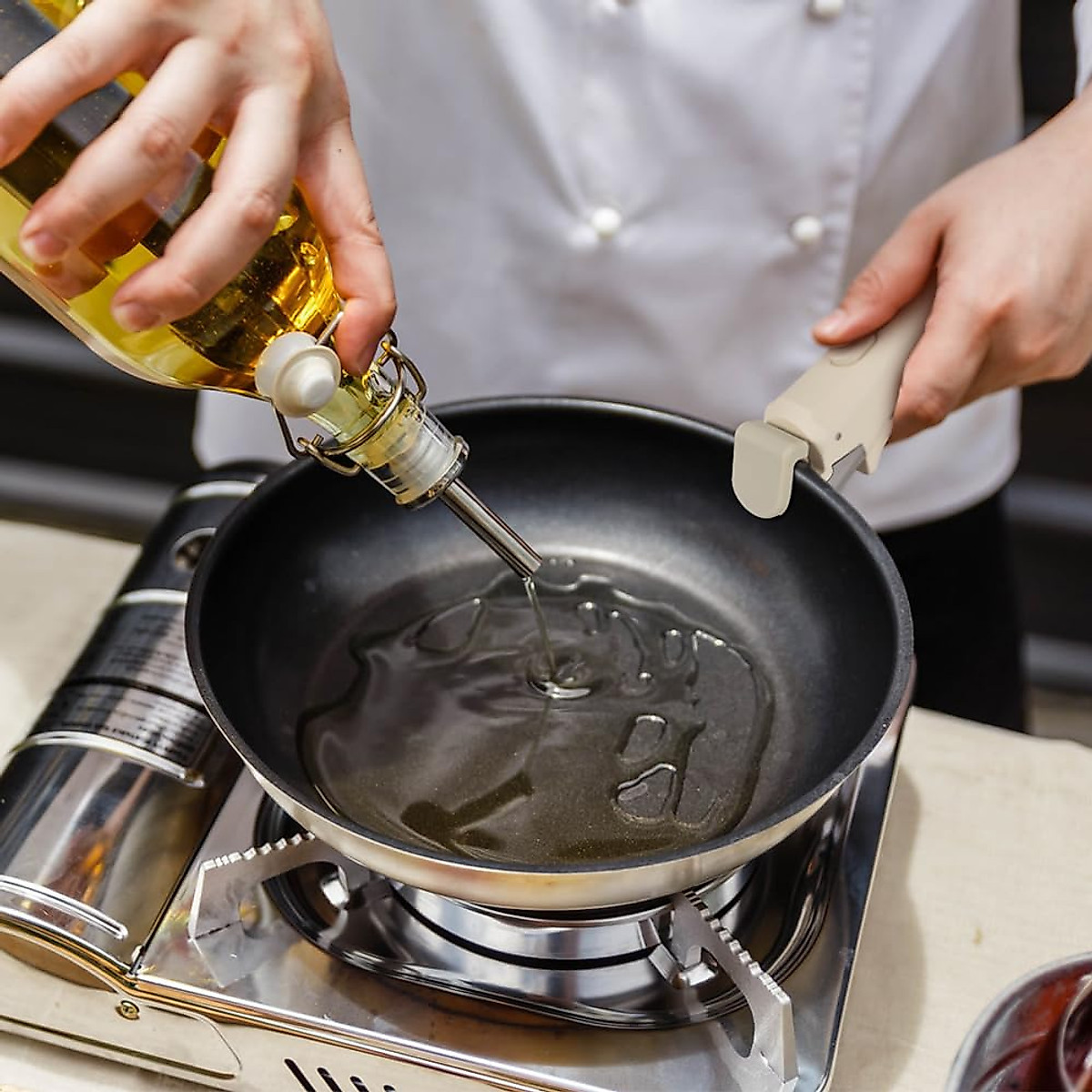 Removable Pan Handle,Detachable Removable Cookware Handle Replacement Anti-scald for All Cookware