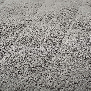 100% Cotton Kitchen Everyday Basic Terry Pot Holder Heat Resistant Coaster Potholder for Cooking and Baking Set of 5 Grey