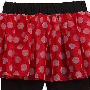 Disney Minnie Mouse Infant Baby Girls T-Shirt Leggings and Headband 3 Piece Outfit Set Black/Red 18 Months