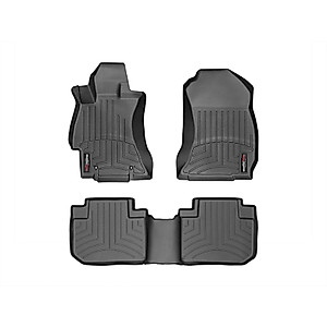 WeatherTech Custom Fit FloorLiners for Subaru Forester - 1st & 2nd Row (44531-1-2), Black