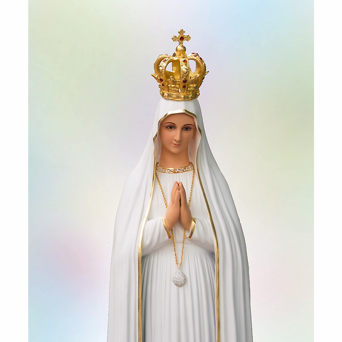 OUR LADY OF FATIMA MEDAL - THE PATRON SAINTS MEDALS - 100% MADE IN ITALY -