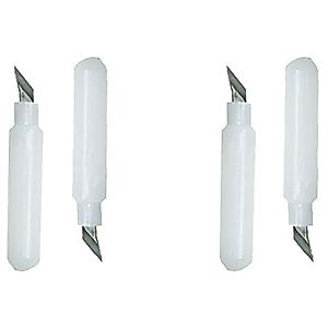 Excel Blades RotatingReplacement Blades, Set of 4 Carbon Steel Blades for Precision Cutting & Trimming, Multi-Purpose Professional, Hobby, and Crafting Tools