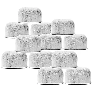 Housewares Solutions Pack of 12 Replacement Charcoal Water Filters for All Cuisinart Coffee Machines - Cuisinart Compatible (Not Keurig) Filters Fit Both Newer & Older Models Cuisinart Coffee Makers