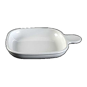 Corning Ware White Coupe Snack It ( 6 3/4" Square ) ( P-185-B )