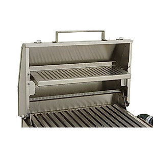 Solaire SOL-IR17BWR Anywhere Portable Infrared Warming Rack Gas Grill, Stainless Steel