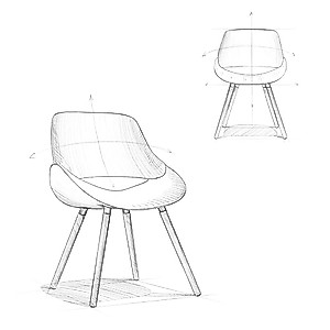 SIMPLIHOME Malden Dining Chair in Distressed Brown Vegan Leather, 22.8" W x 20.9" D x 30.9" H, Mid-Century Modern Wood Back Chair for Dining Room